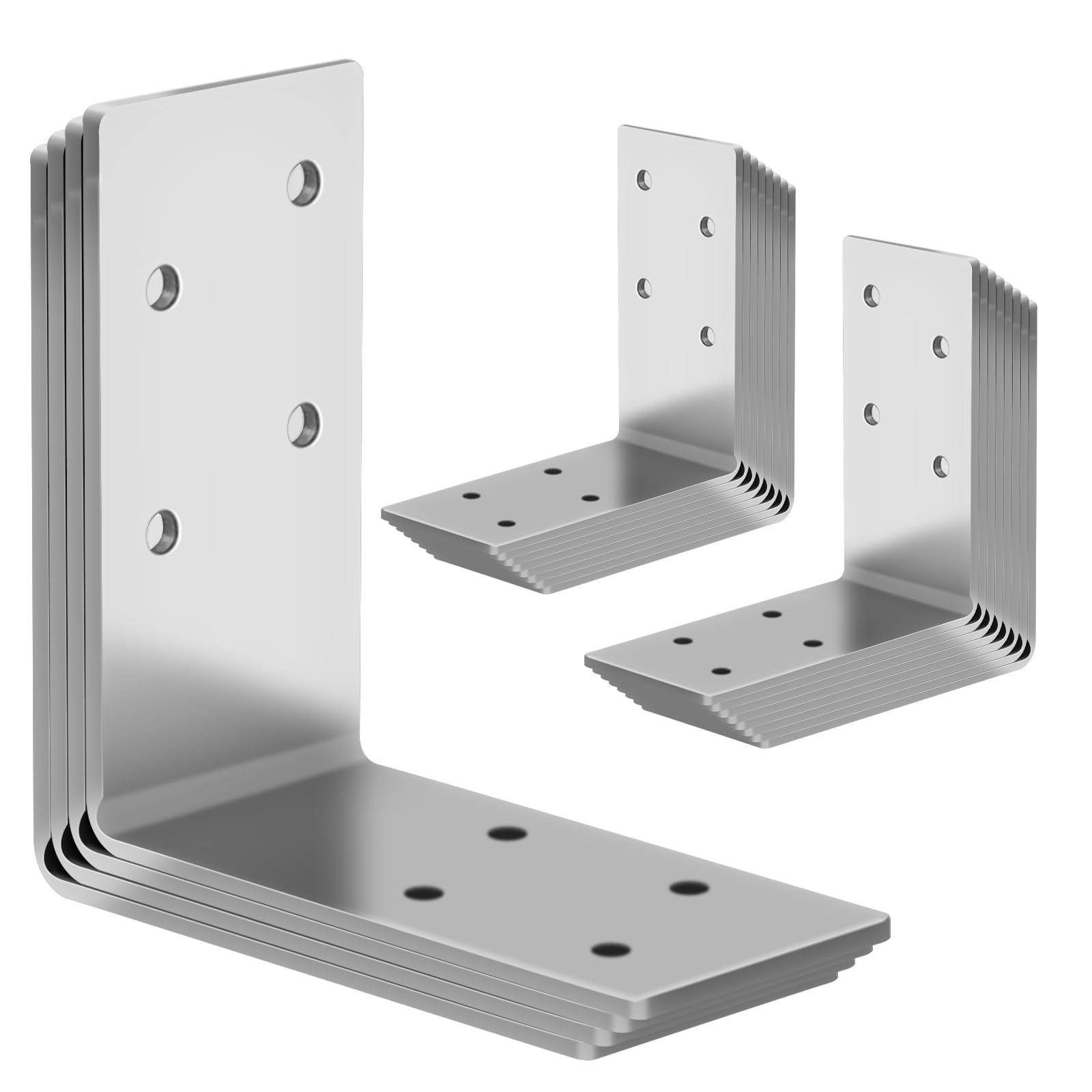 Amazon.com: Andorm 20 Pack L Brackets 3x3 for Wood, Framing Bracket ...