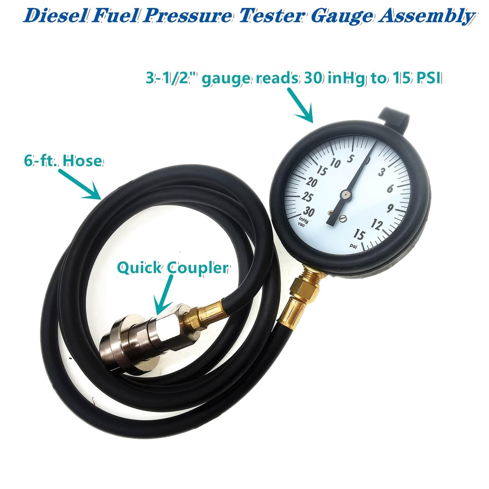 Diesel Injector Tester TU-32-6 6.6L For GM Duramax Diesel Fuel Pressure ...