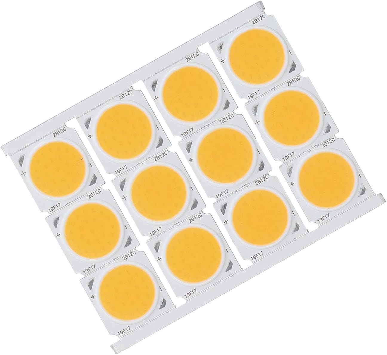 Fafeicy Integrated Led Chips-12Pcs COB Light Source High Power Round ...