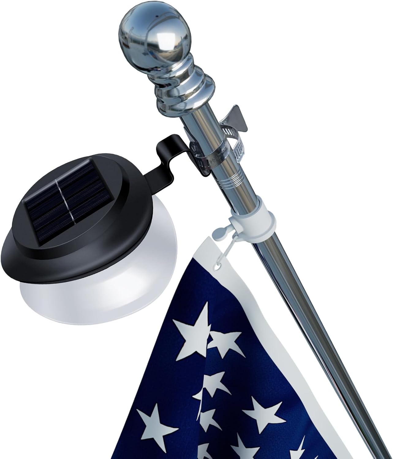 Amazon.com : Solar Flag Pole Lights Flagpole Solar Light for 5ft 6ft ...