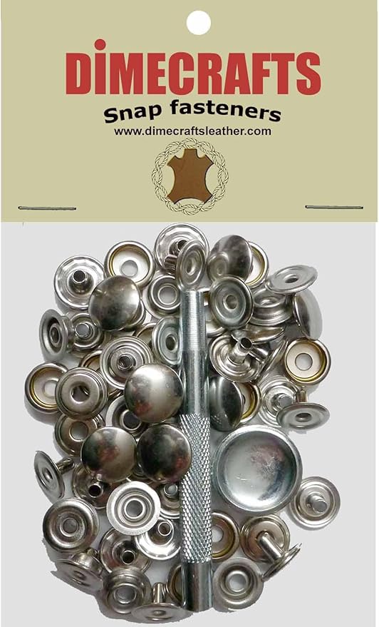 Amazon.com: -Dimecrafts Line 24 Long Post Snap Fasteners Buttons ...
