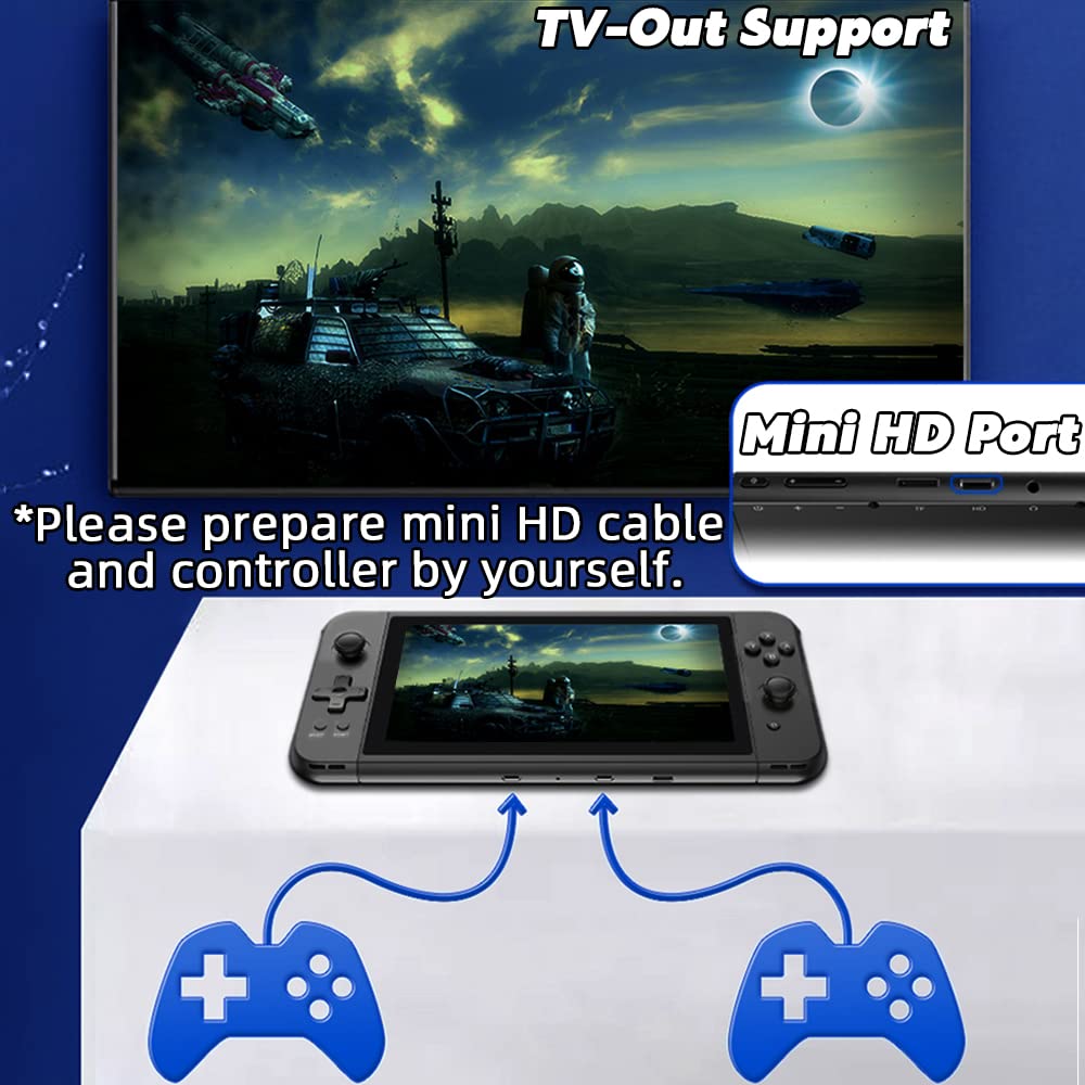 X70 Handheld Game Console 7.0 inch Pro Retro Games Consoles Classic ...