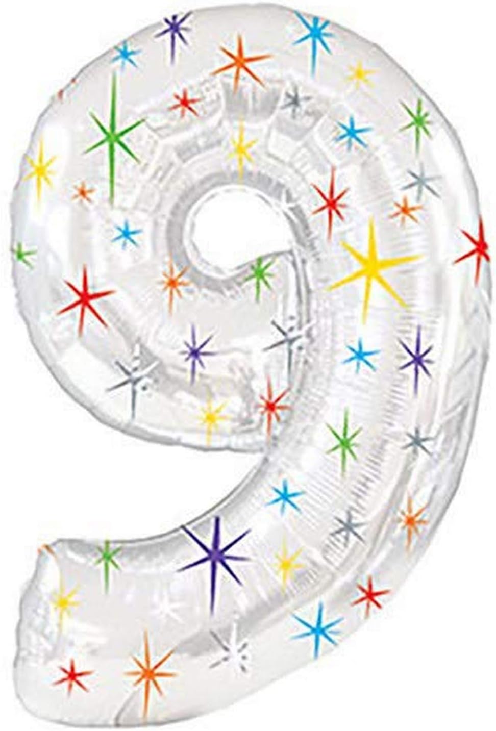 Amazon.com: CTI 433409 Number 9-Muliti-Colored Sparkle, 38 ...