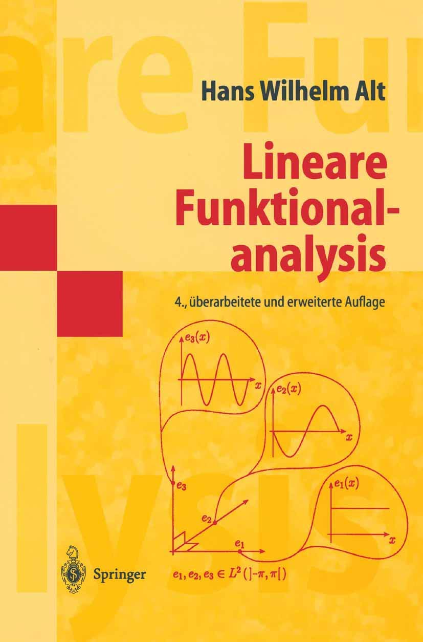 Lineare Funktionalanalysis: Eine anwendungsorientierte Einführung : Alt ...