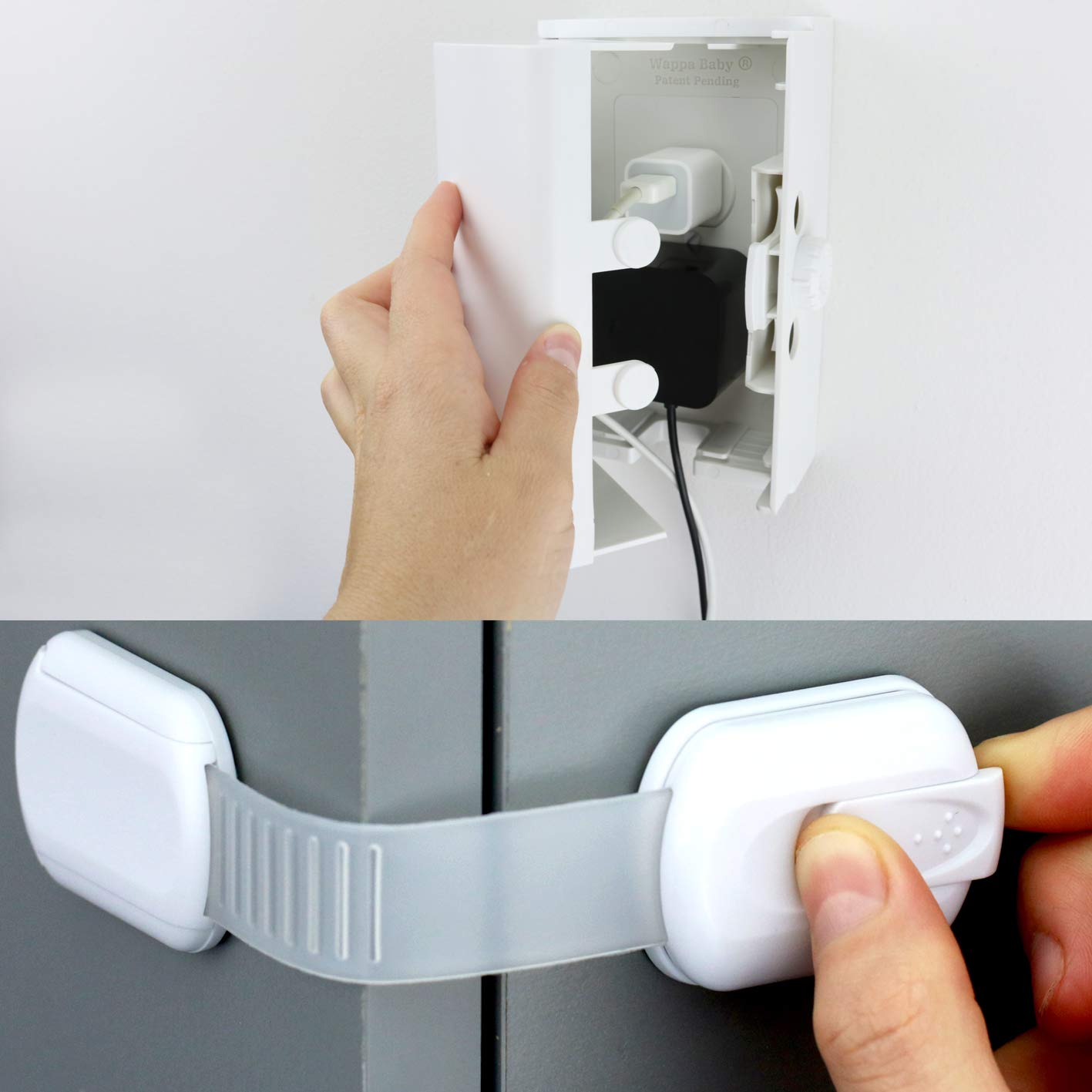 Amazon.com: Child Safety Locks (10 Pack) and Outlet Cover Box Bundle ...