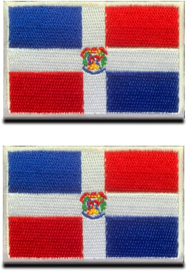 Amazon.com: 2 PCS Tactical Dominican Republic Flag Patch - America ...