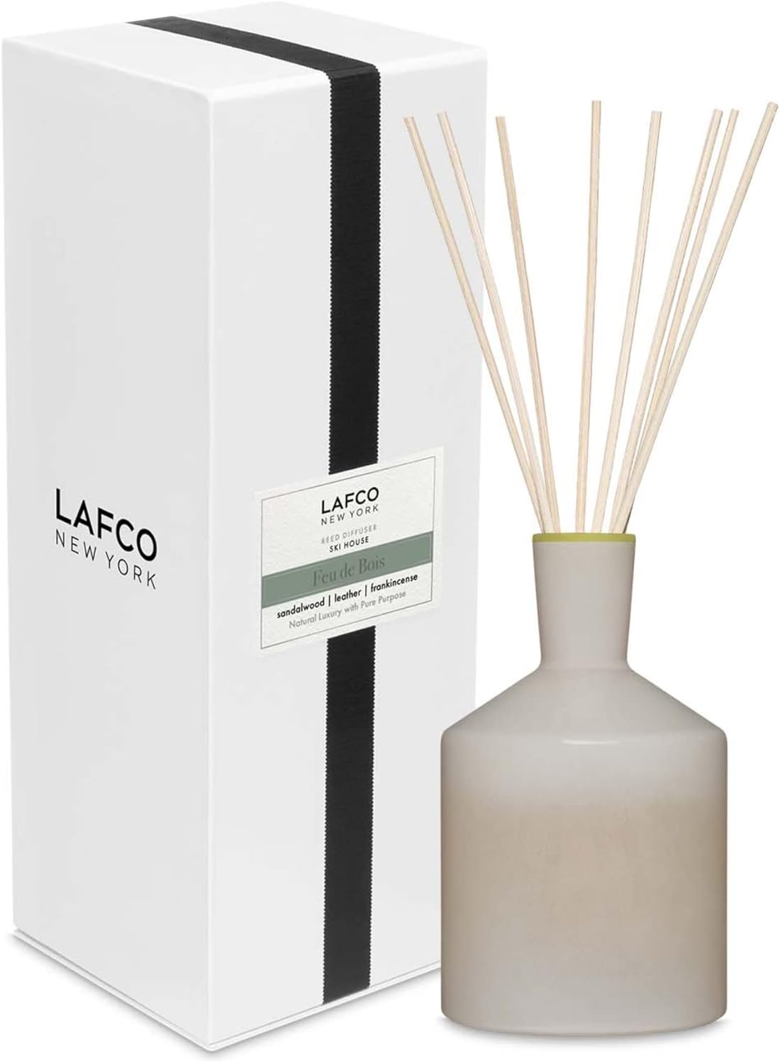 Amazon.com: LAFCO New York Classic Reed Diffuser, Feu de Bois - 6 oz ...