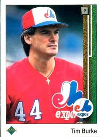 Amazon.com: 1989 Upper Deck Baseball #456 Tim Burke Montreal Expos ...