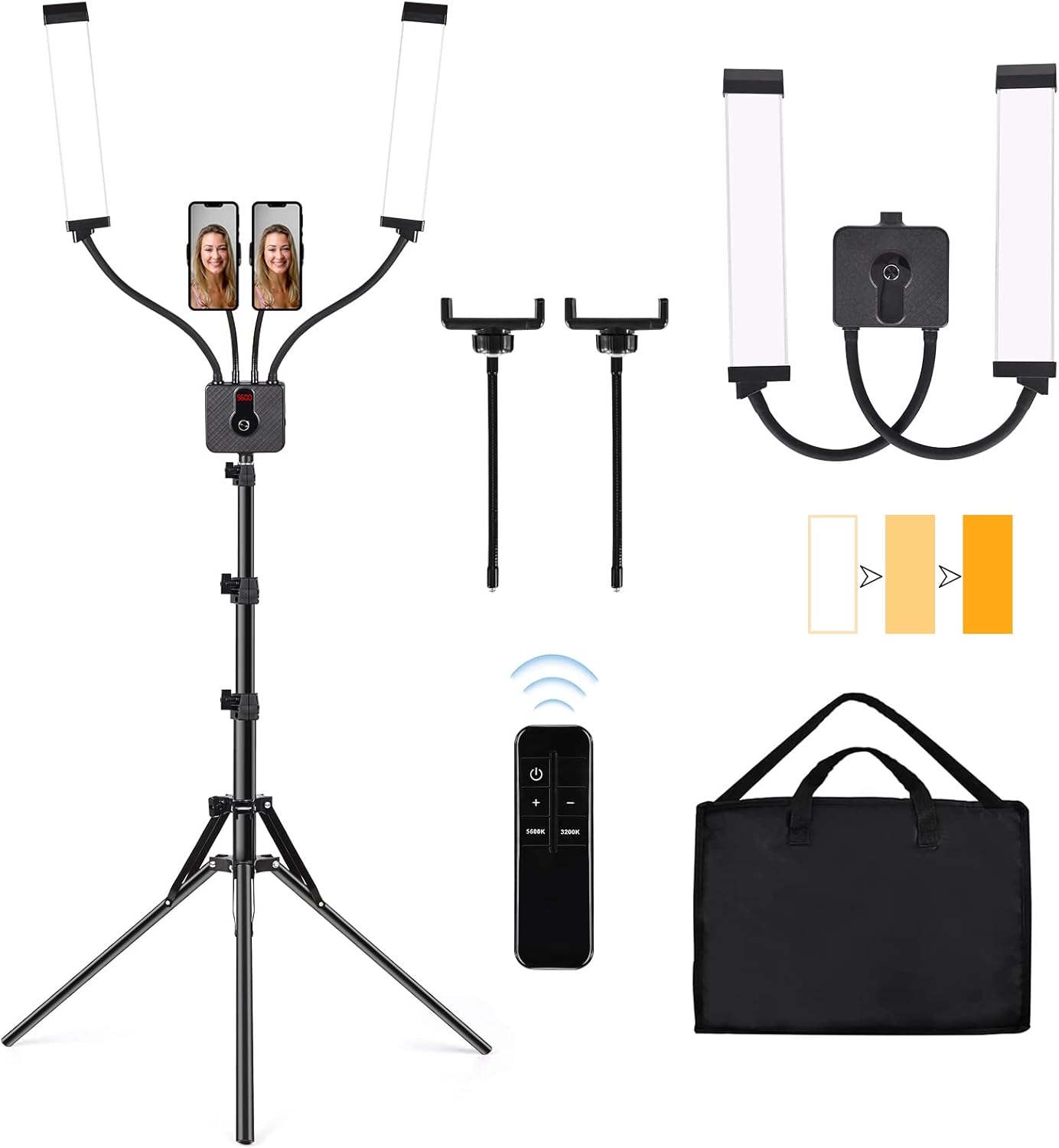 Amazon.com: Lash Light for Eyelash Extensions, Adjustable Esthetician ...