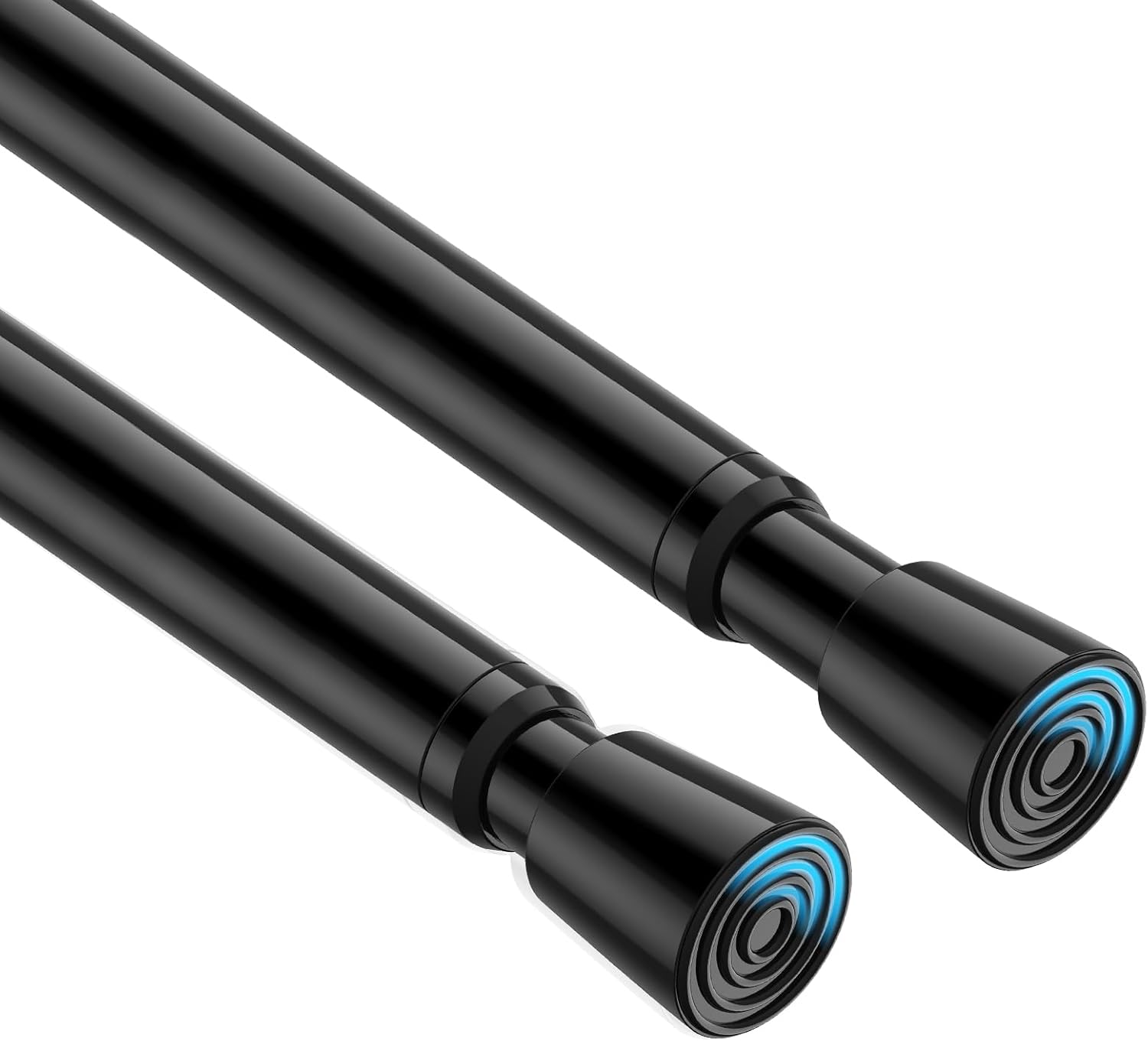 Amazon.com: QINGYUN 2 Pack Spring Tension Curtain Rod 32 to 58 inch ...