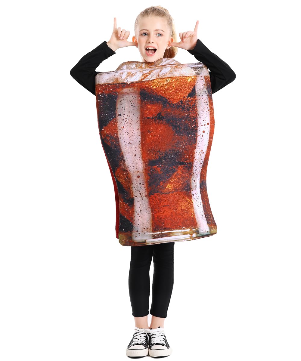 Amazon.com: JUST FOR PARTY Kids Cola Costume A Cup of Cola Cosplay ...