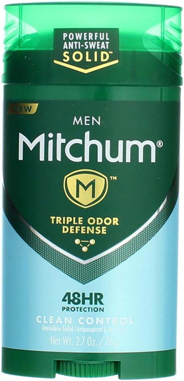 Amazon.com : Mitchum Men's Deodorant, Antiperspirant Stick, Triple Odor ...