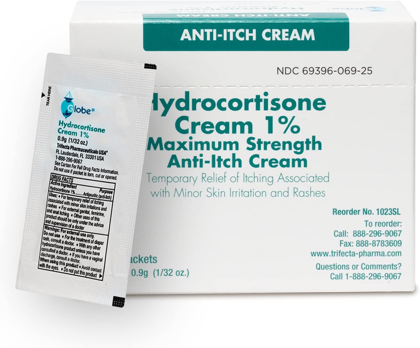 Amazon.com: Globe (Box 25 Hydrocortisone 1% Maximum Strength Cream, (0 ...