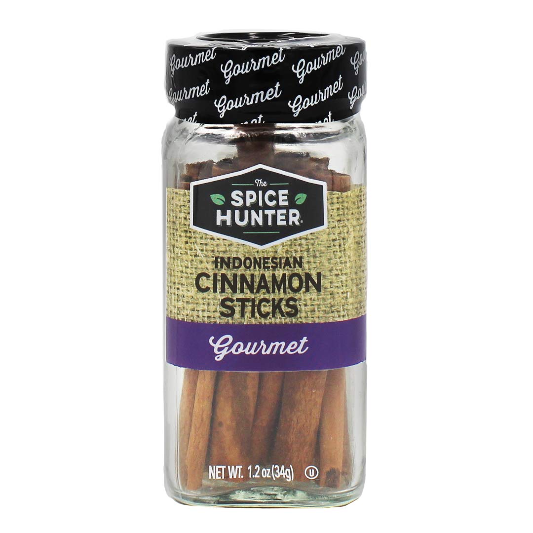 Amazon.com : The Spice Hunter Indonesian Cinnamon Sticks, 1.2 oz. jar ...