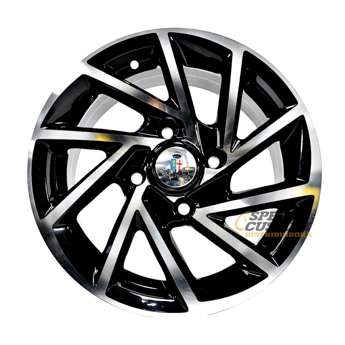 RINES DEPORTIVOS DE ALUMINIO MODELO C32 15X6.5 4-100 COLOR NEGRO ...