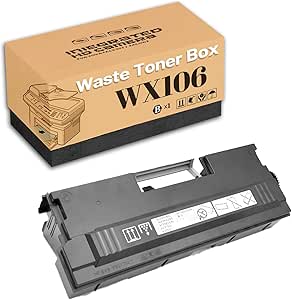 Amazon.com: Compatible Waste Toner Box WX106 Replacement for Bizhub 308 ...