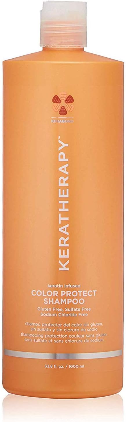 Amazon.com: KERATHERAPY Keratin Infused Color Protect Shampoo, 33.8 fl ...