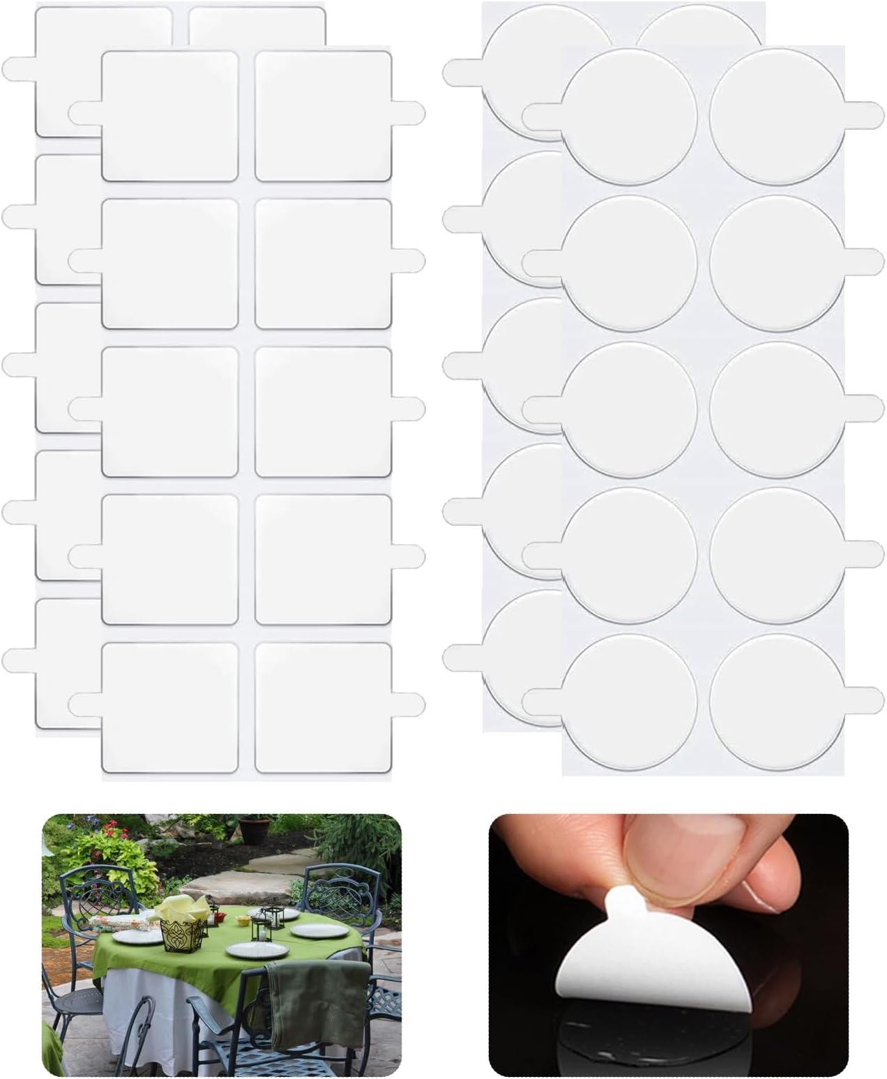 Amazon.com: ELEBOX Clear Table Cloth Holder Clips 12 Pcs, Windproof ...