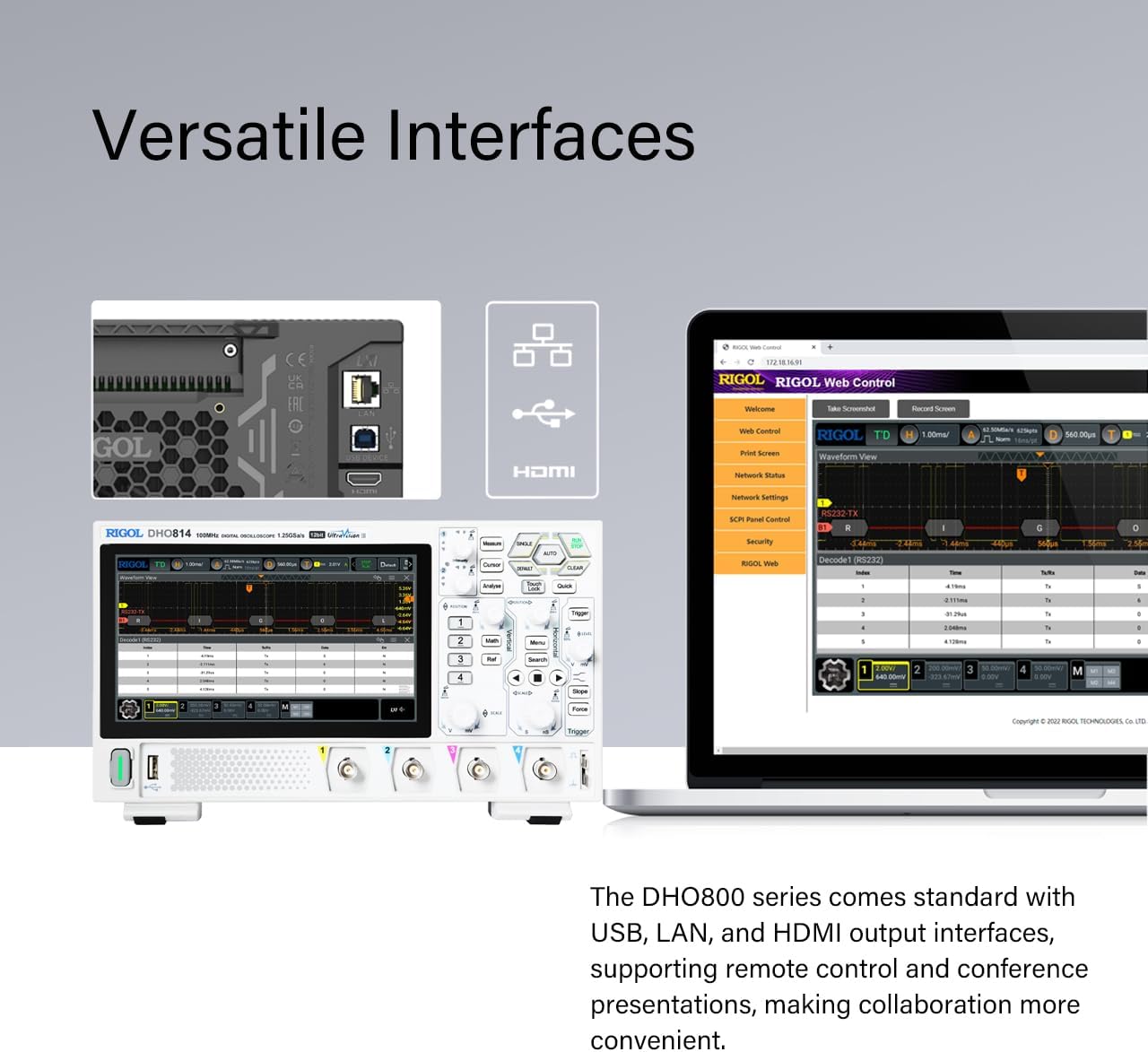 RIGOL Digital Oscilloscope DHO814 Review - Testing Measuring and ...