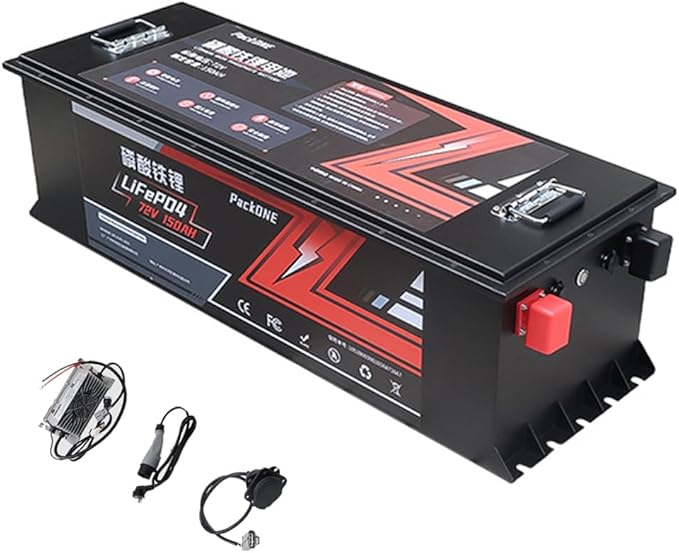 Amazon.com: HJGHY 51.2V 72V 105Ah 150Ah 210Ah LiFePO4 Lithium Iron ...