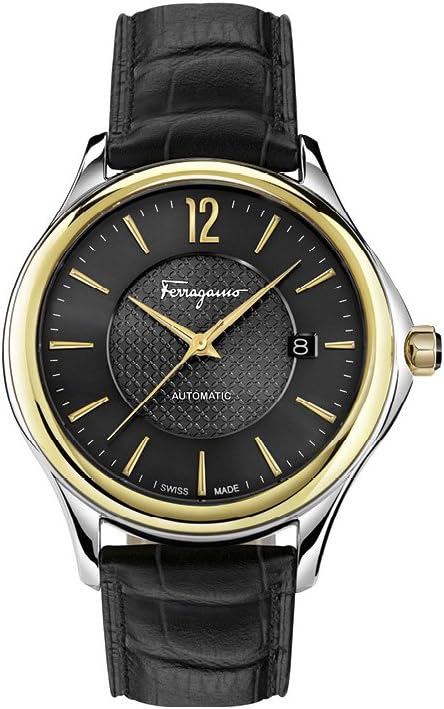 Amazon.com: Salvatore Ferragamo Men's 'Time Automatic' Automatic ...