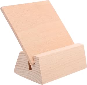 GARIOUANS Beech Wood Calendar Base Stand Solid Wooden Desk Display ...