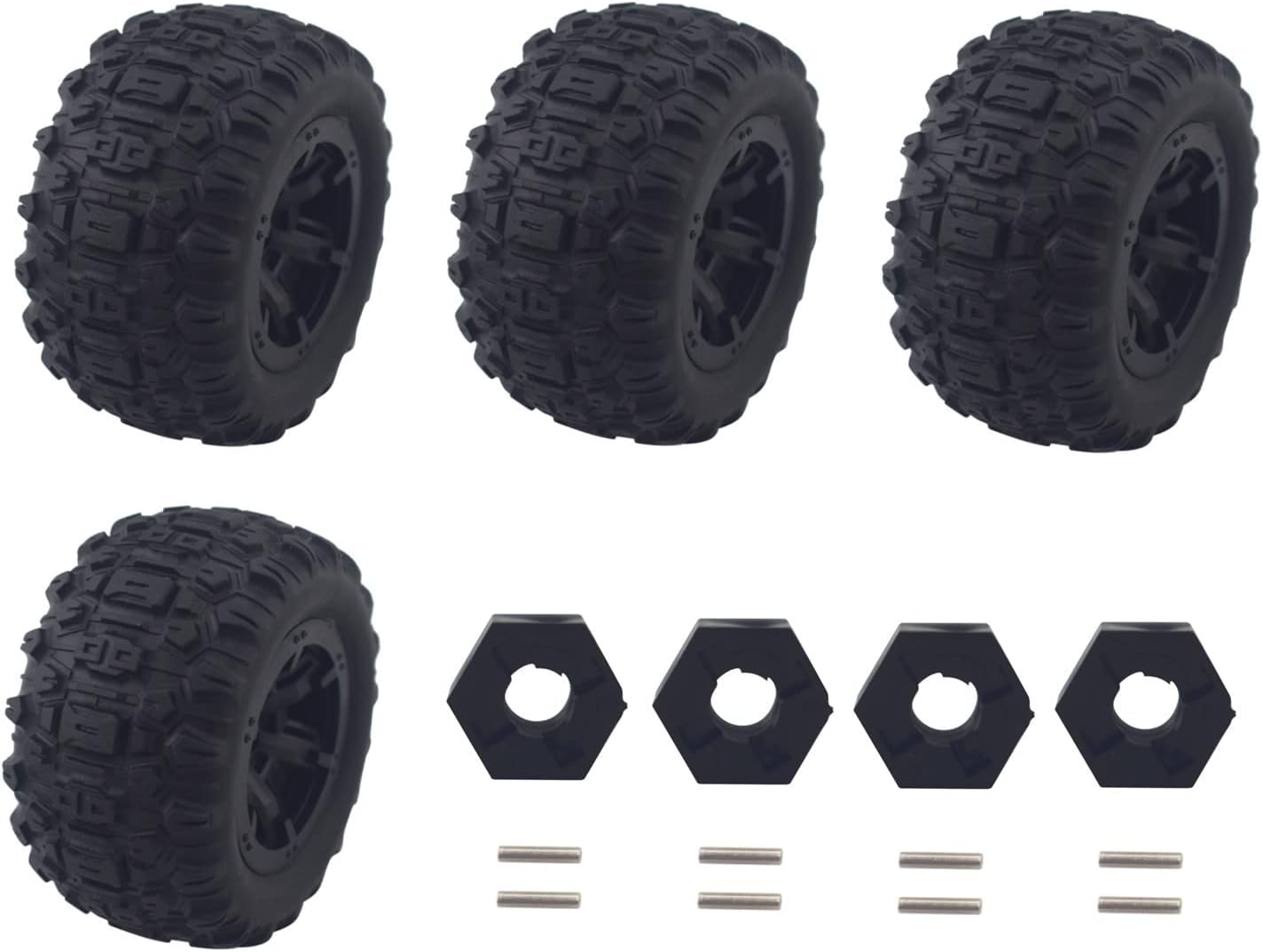 Amazon.com: sea jump 4PCS Wheel Assembly with Hexagon Set+Hexagon Set ...