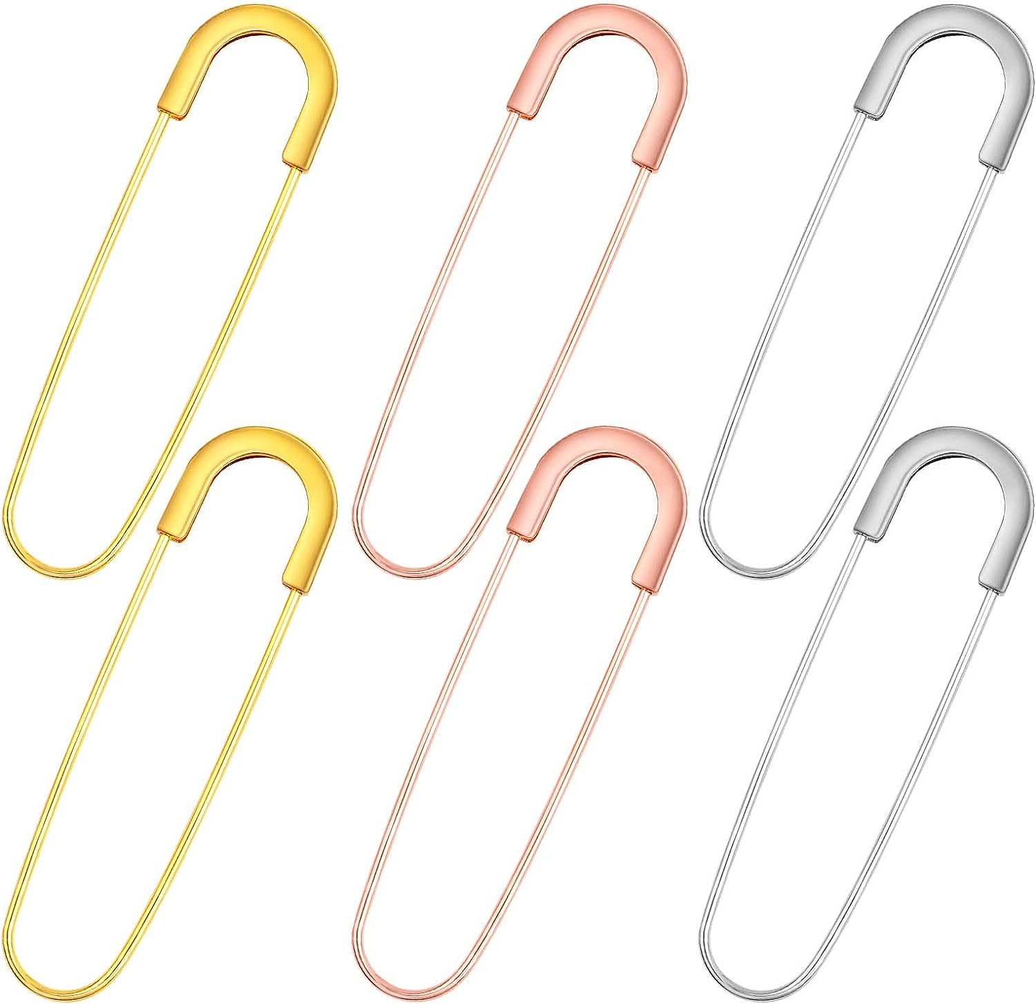 Watch 6pcs 8 cm Long Extra Large Safety Pins Heavy Duty Big Pins on ...