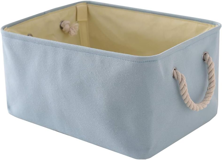 Amazon.com - TheWarmHome Decorative Basket Fabric Storage Basket Bin ...