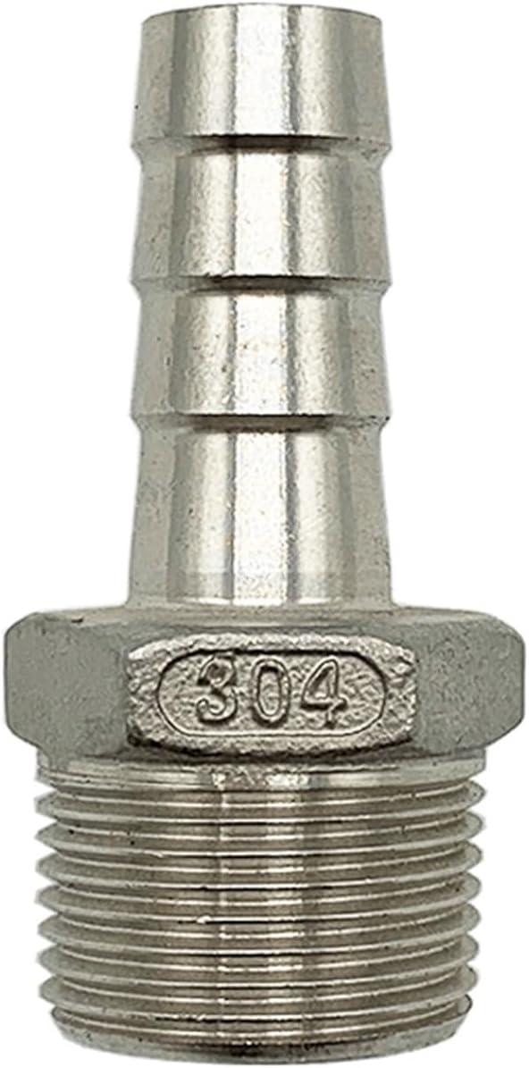 Amazon.com: 1pcs 304 Stainless Steel Pagoda External Thread Barb Quick ...