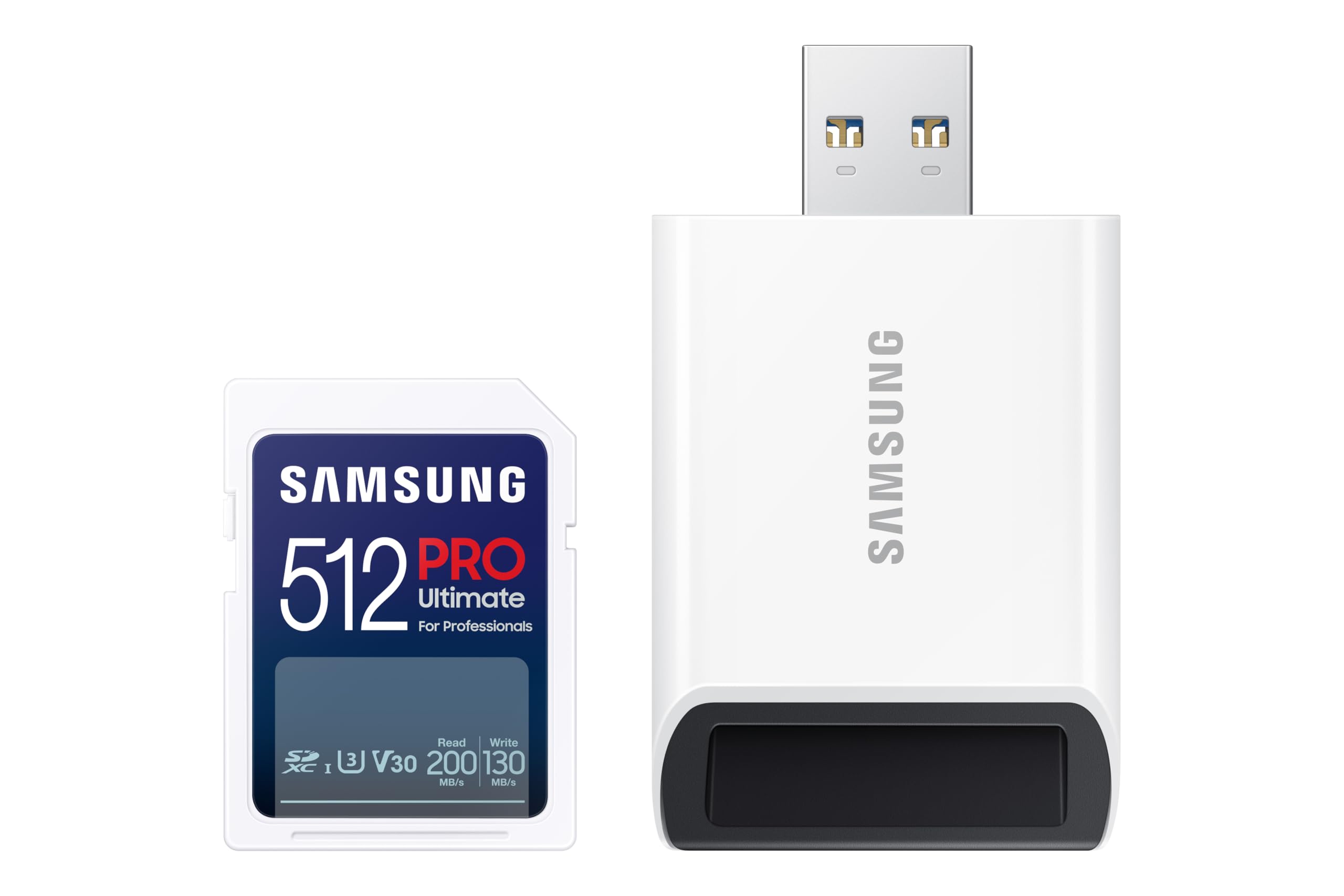 Amazon.com: SAMSUNG PRO Ultimate Full Size Memory Card+USBReader, 512GB ...