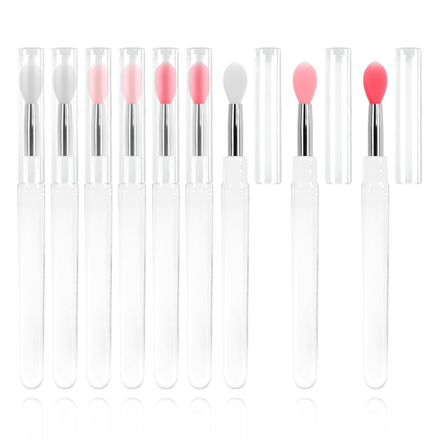 Amazon.com: Silicone Lip Brush, Zvrlampro Lip Gloss Wands Lipstick ...