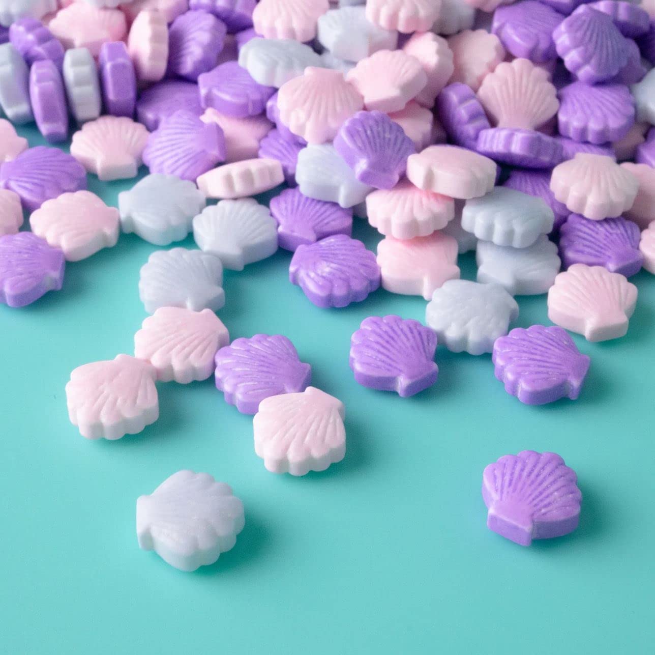 Conchas Rosas Y Moradas Heart Shaped Conchas & Rose Design