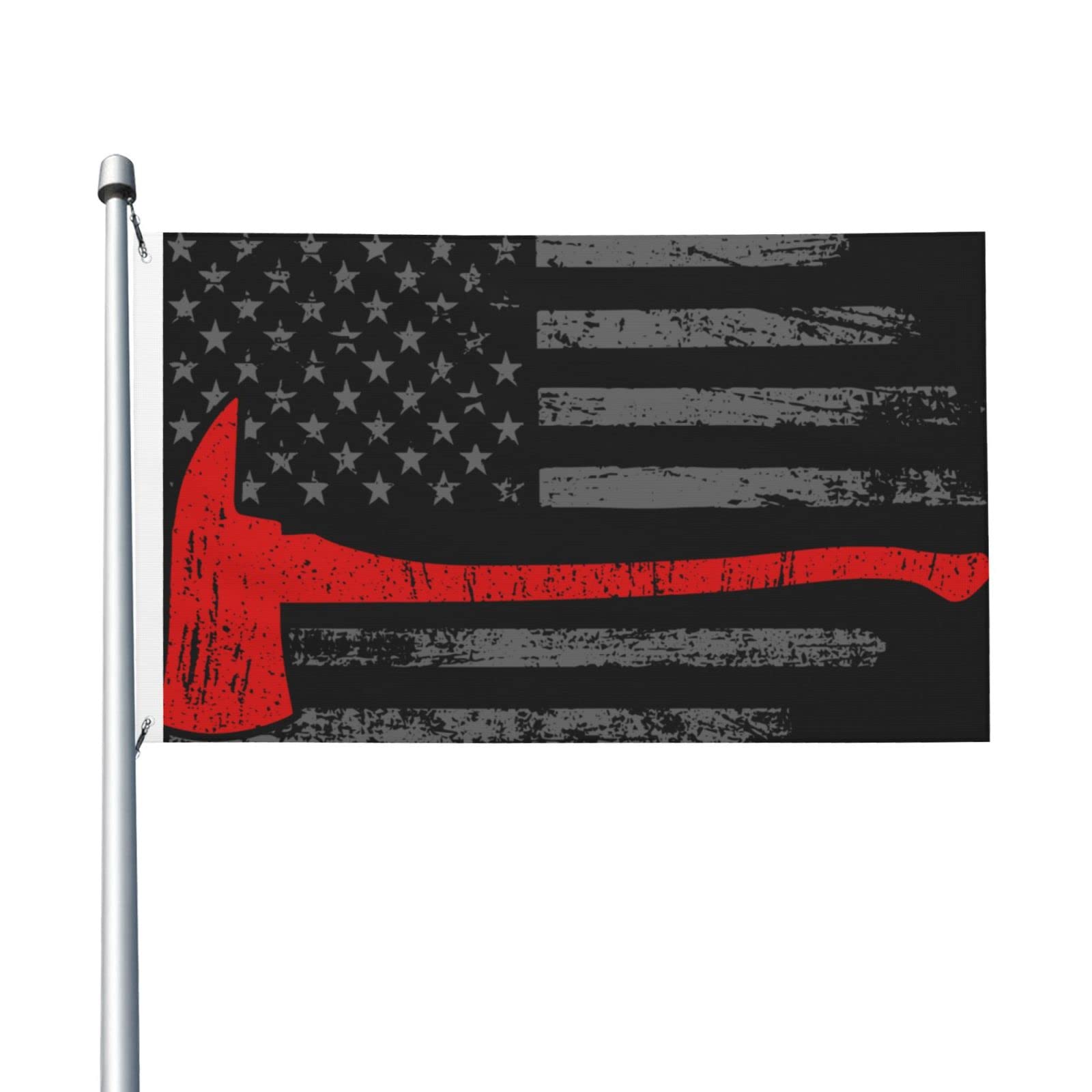 Amazon.com : Yruoout Durable Firefighter Axe Thin Red Line Flag Flags ...