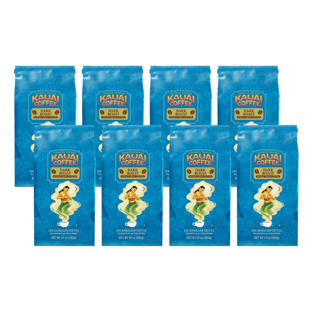 Amazon.com : Kauai Whole Bean Coffee, Koloa Estate Dark Roast Coffee ...