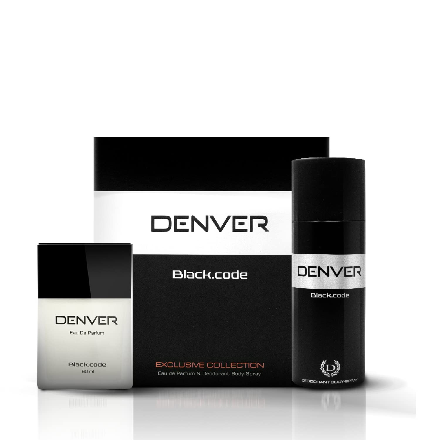 Buy DENVER Black Code Gift Set Collection : Black Code Deo 150ML ...