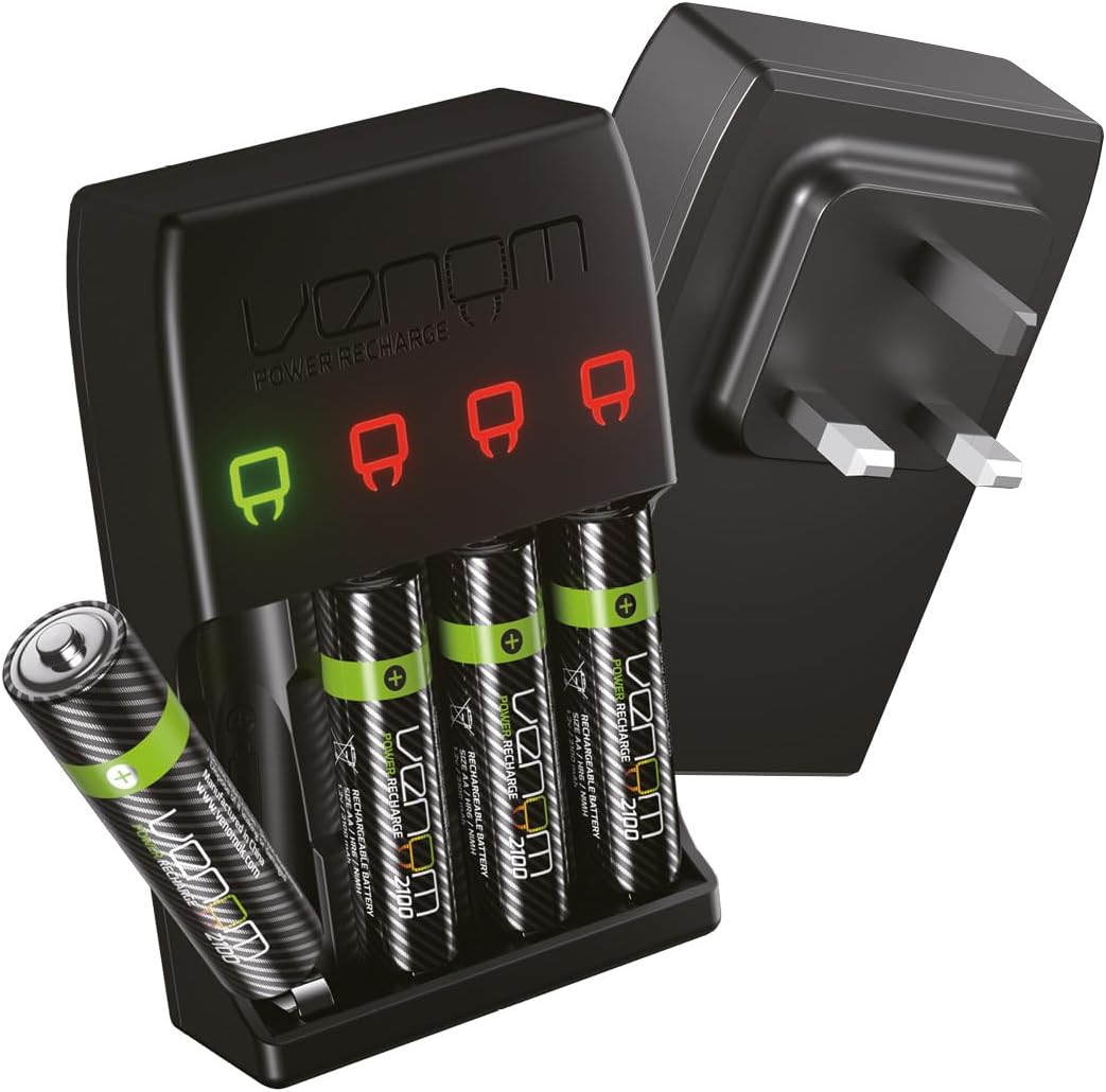 Amazon Basics Battery Charger for Rechargeable AA and AAA NiMh ...
