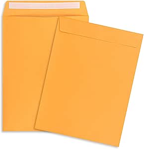 Amazon.com : 9x12 Envelopes Self Seal 50 Pack Manilla Envelopes Catalog ...
