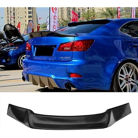 Amazon.com: MotorFansClub Rear Spoiler Fit for Compatible with Lexus ...