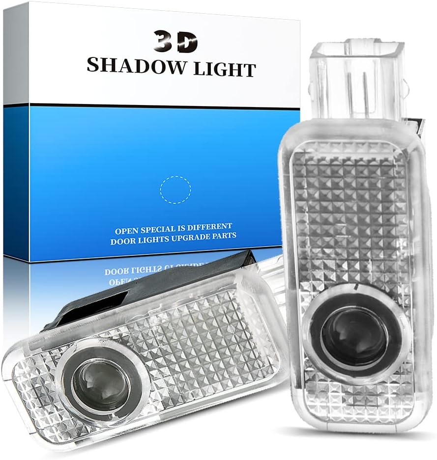 Set of 4 Car Door LED Light Projectors for A1/A3/A4/A5/A6/A7/A8/Q2/Q3 ...