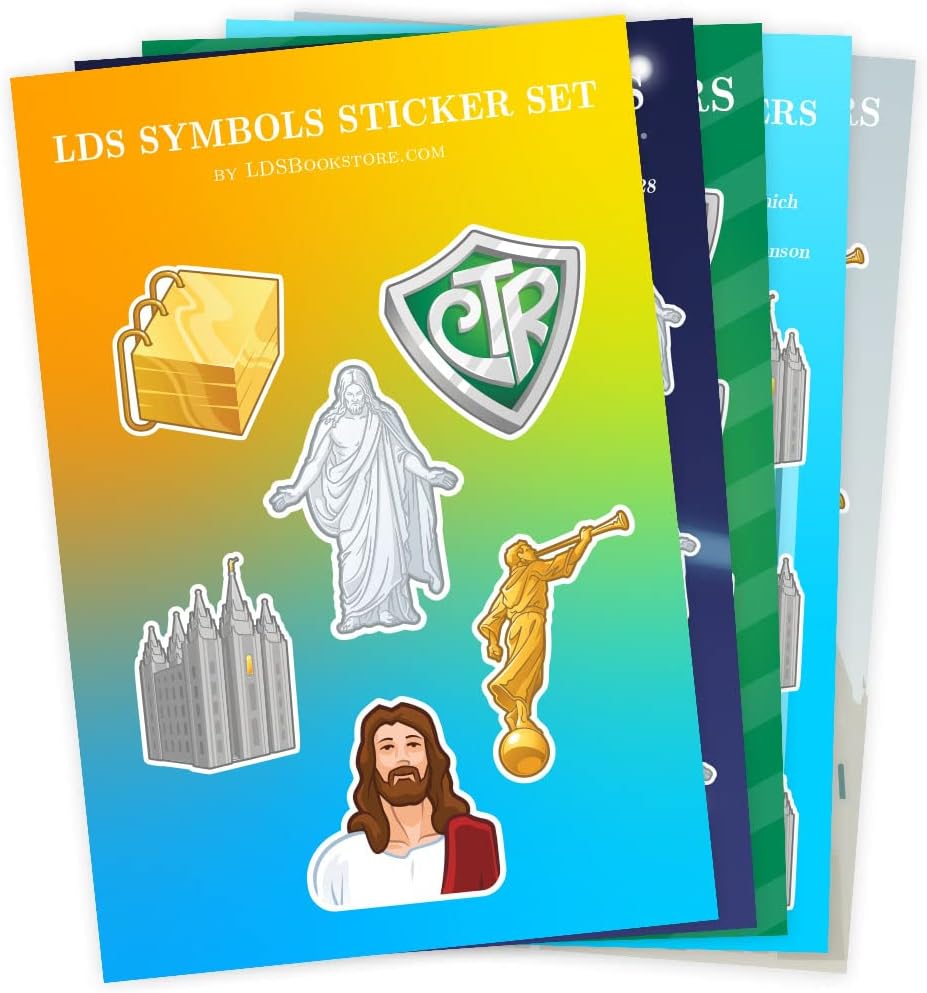 Amazon.com: LDS Symbols Sticker Sheet Bundle for LDS and Latter-Day ...