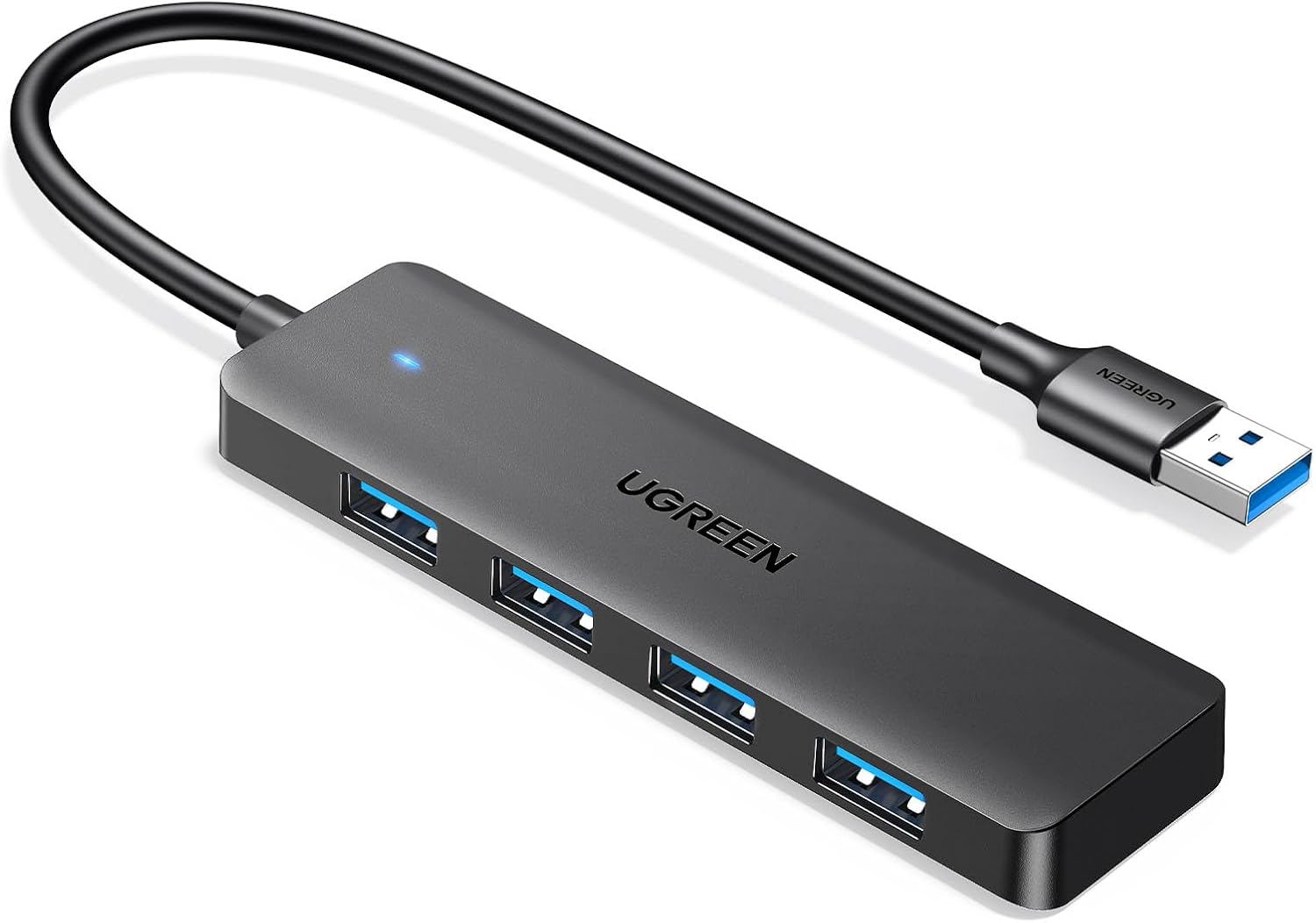 UGREEN USB Hub 3.0, USB Splitter 4 Port Ultra Slim with 5Gbps Data ...