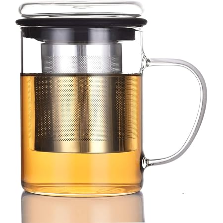 Amazon.com: Teabloom Single-Serve Tea Maker - Double Wall Glass Cup ...