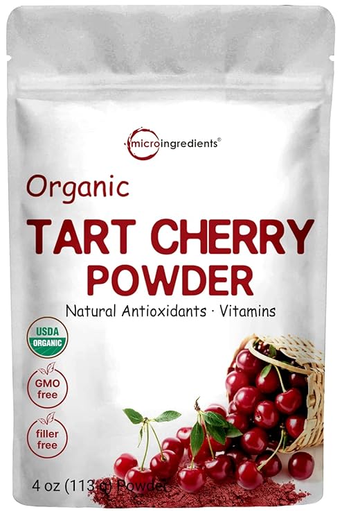 Amazon.com: Organic Tart Cherry powder, 4oz | 100% Natural Fruit Powder ...