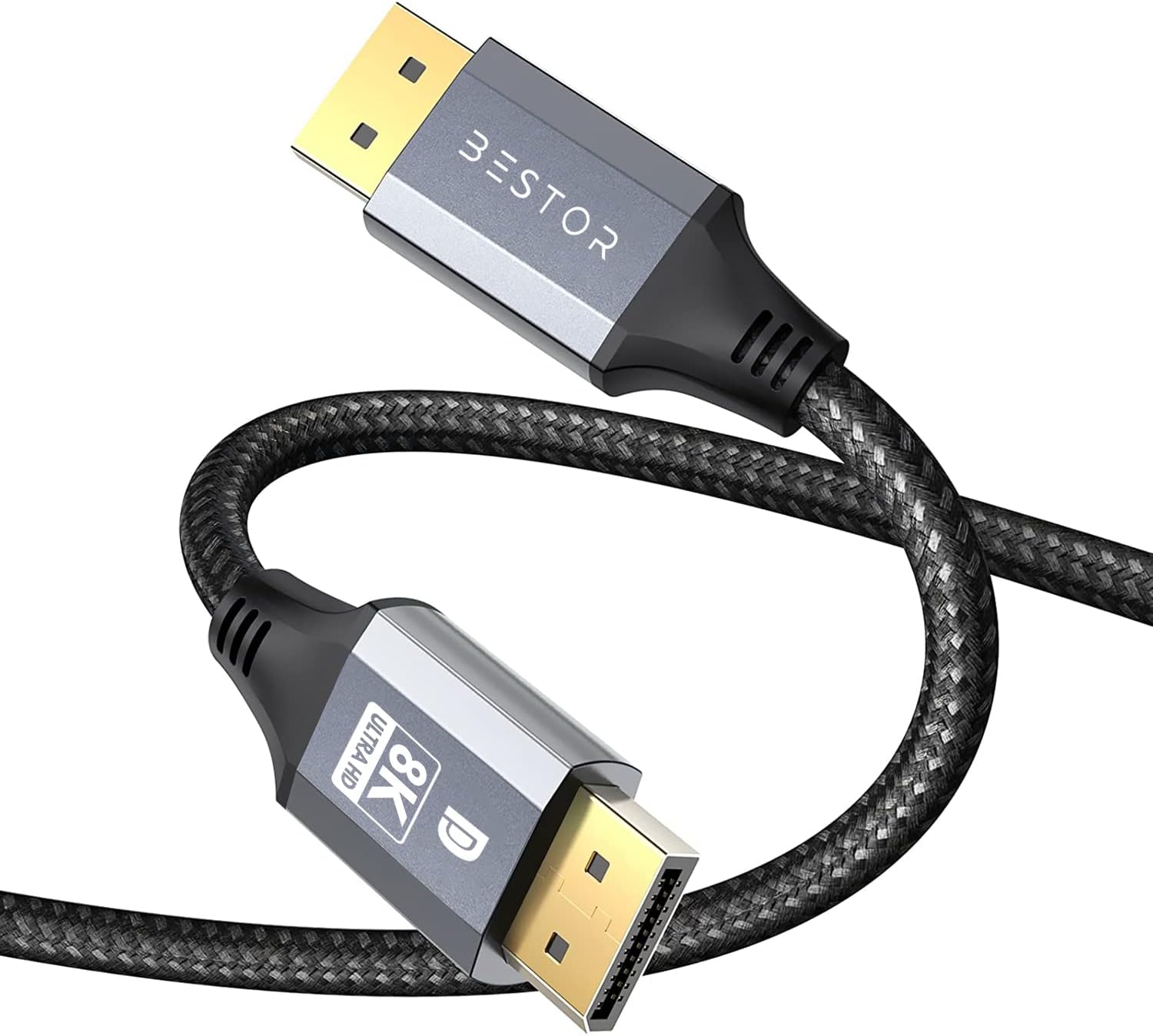 DisplayPort Cable - 6 ft / 2m - 4K DisplayPort 1.2 Cable - DP to DP ...