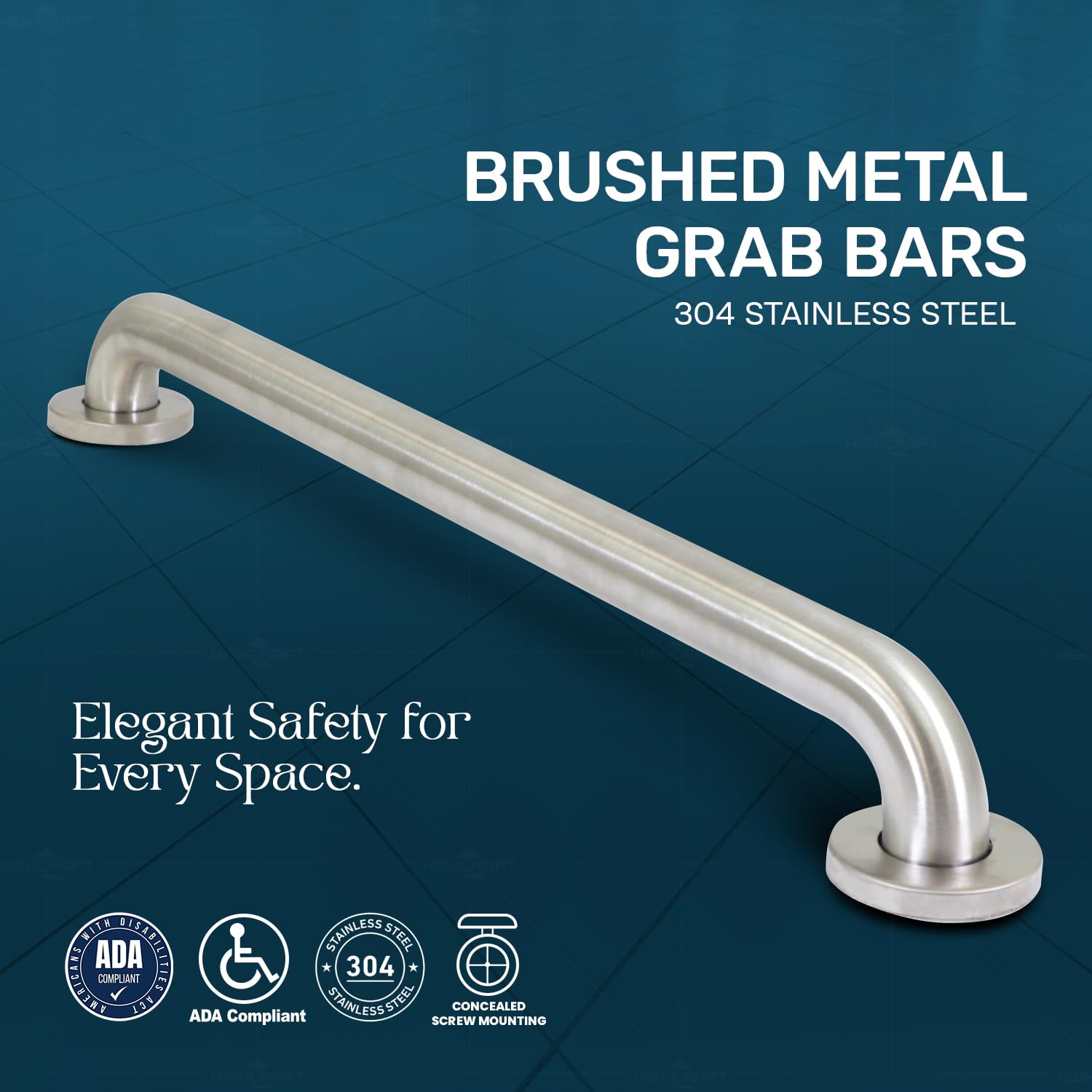 Snapklik.com : Highcraft Grab Bar For Bathtubs And Showers, Shower Grab ...