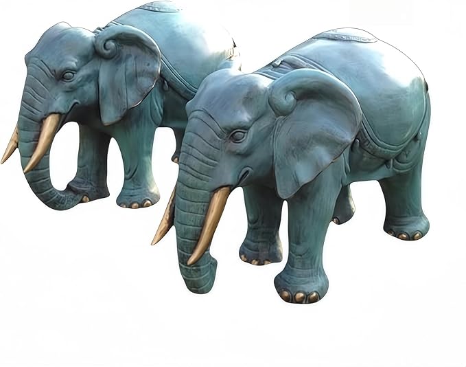 Amazon.com: Pure Copper Elephant Statue, Elephant Figurine, Elephant ...