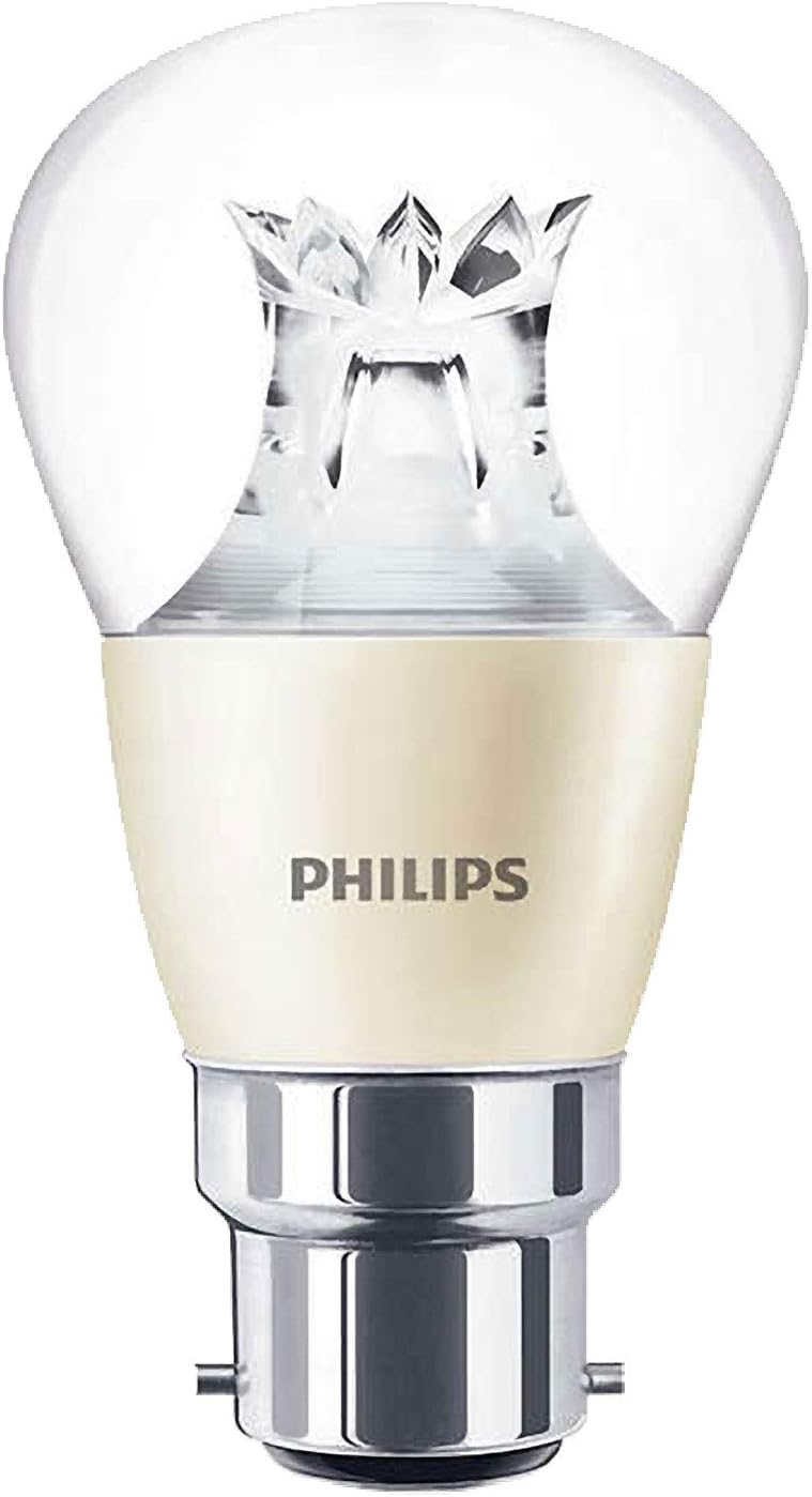 Philips Warm Glow 6 watt = 40 watt LED Golf Ball Light Bulb B22 Bayonet ...