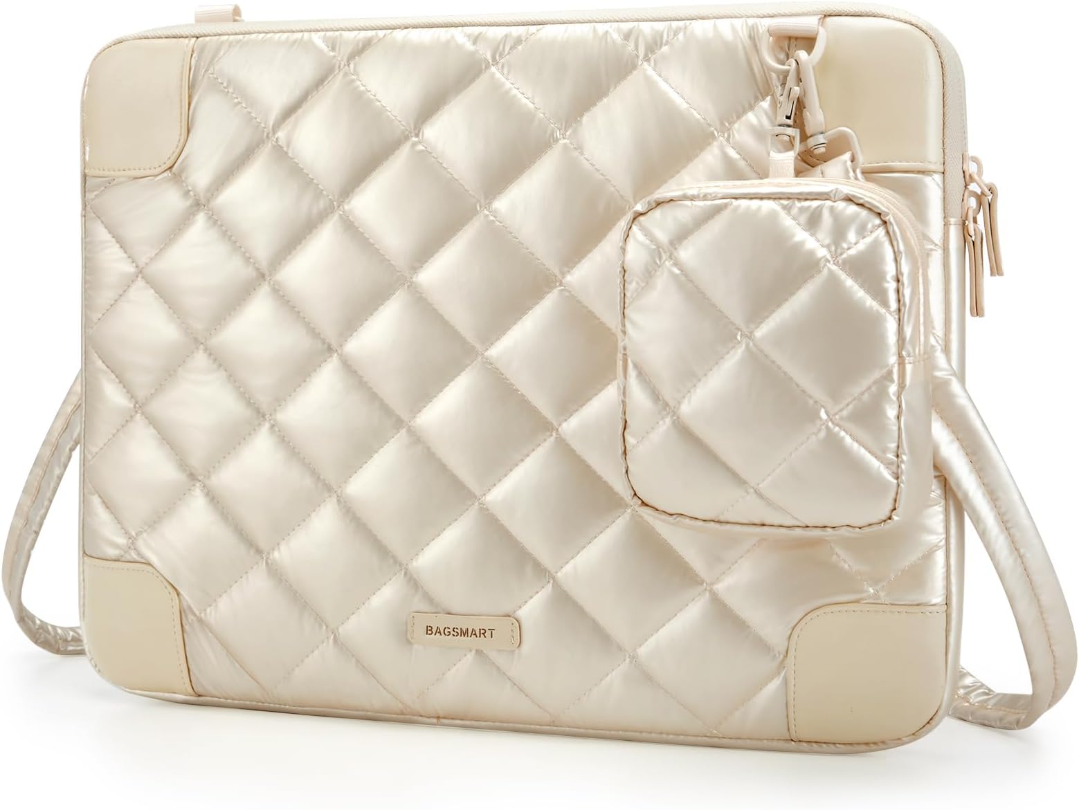 Amazon.com: BAGSMART 13-14 Inch Laptop Case Sleeve, Portable Cozy ...