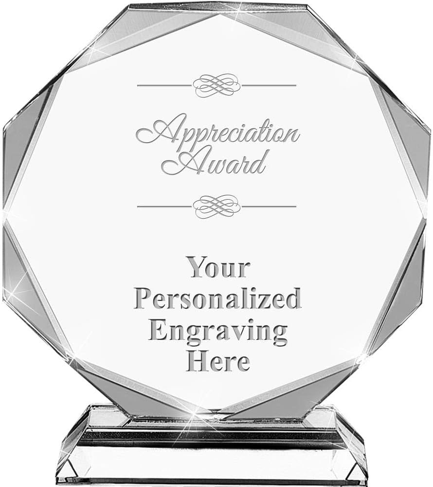 Amazon.com : 8 3/4" Appreciation Award, Custom Engraved Appreciation ...